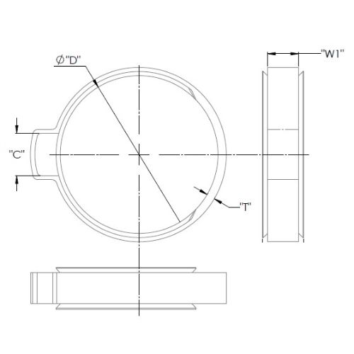 Tridon Europe: Tridon SG 1-Ear Clamp with protective ring W1 Material